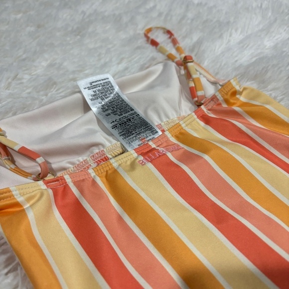 Billabong | Swim | Nwt Billabong Youth Girls One Piece Orange Stripes ...